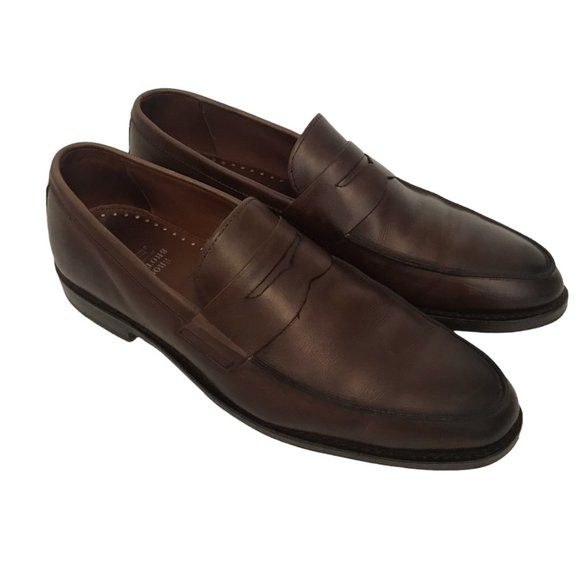 Brooks Brothers | Shoes | Brooks Brothers Brown Leather Penny Loafers ...